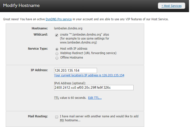 ddclientのIPv6対応 | Lamb EDEN